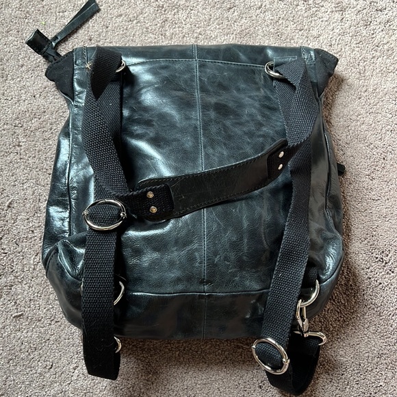 The Sak | Bags | The Sak Ventura Black Leather Convertible Backpack ...